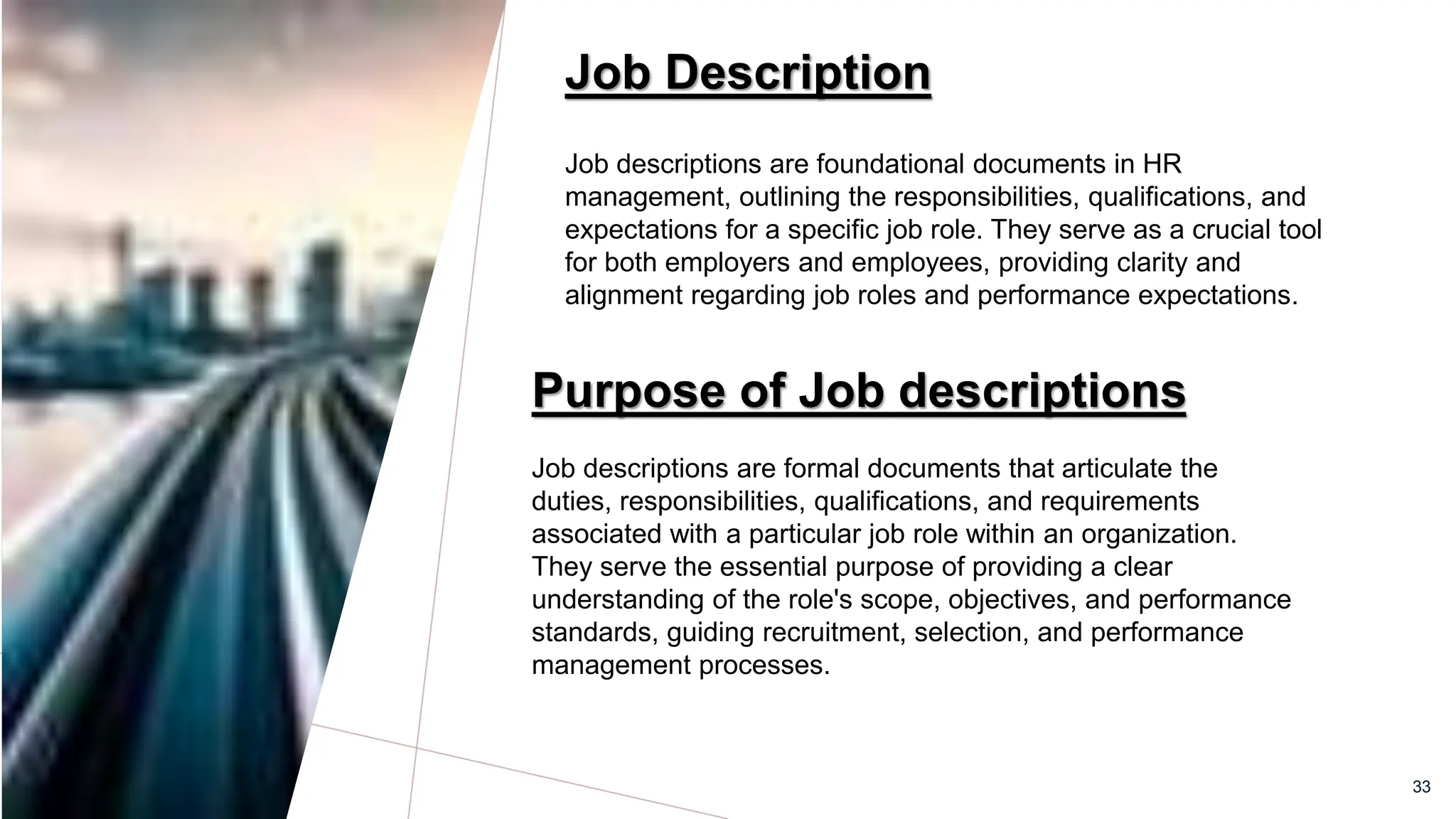 Job analysis, Design, specification description and evaluation.pptx