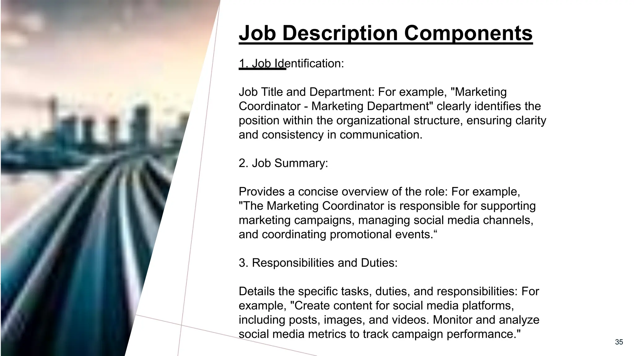 Job analysis, Design, specification description and evaluation.pptx