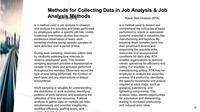 Job analysis, Design, specification description and evaluation.pptx