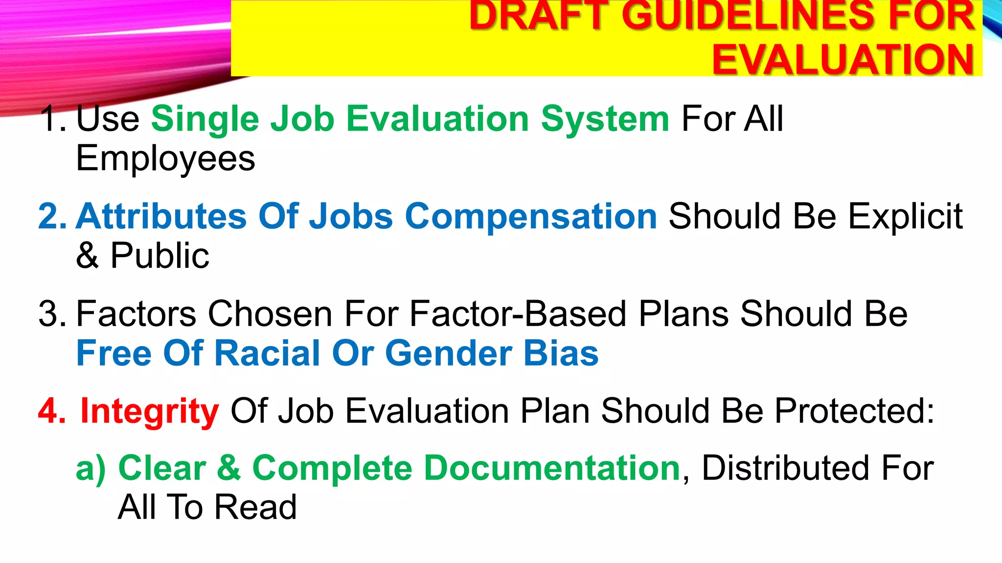 Job Analysis, Evaluation & Documentation.pptx