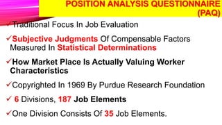 Job Analysis, Evaluation & Documentation.pptx