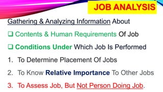Job Analysis, Evaluation & Documentation.pptx