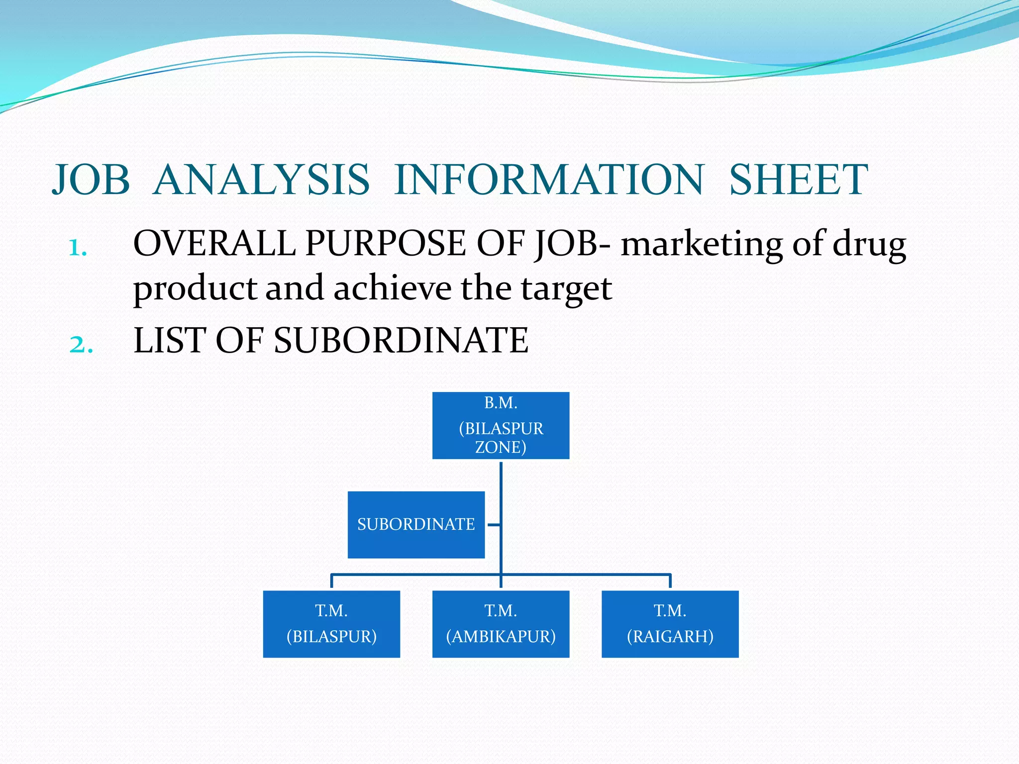 Job analysis information | PPT