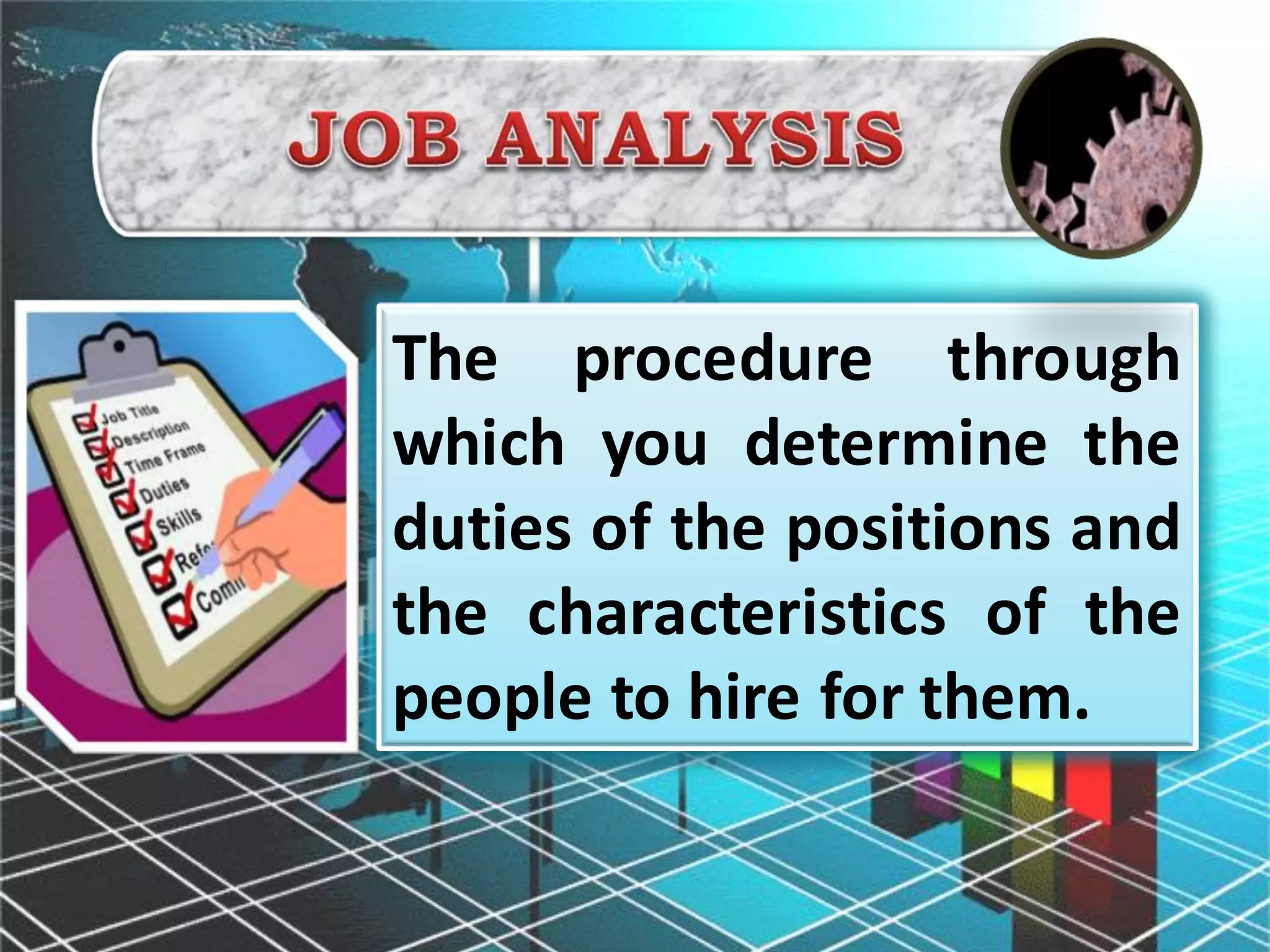 Job Analysis Job Description and Job Specification | PDF