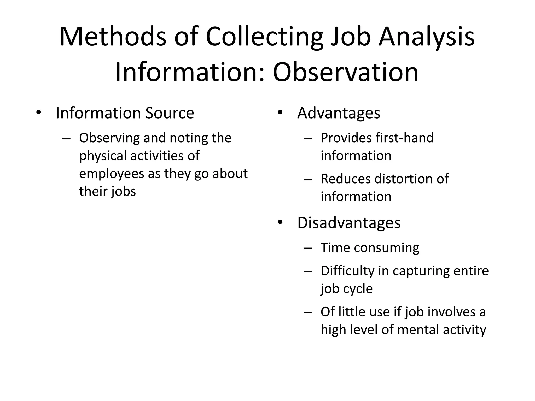 Job analysis l5 | PPTX