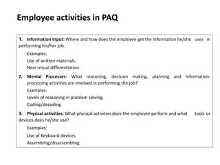 Job analysis l5 | PPTX