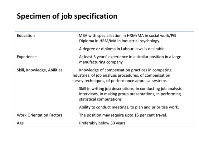 Job analysis l5 | PPT