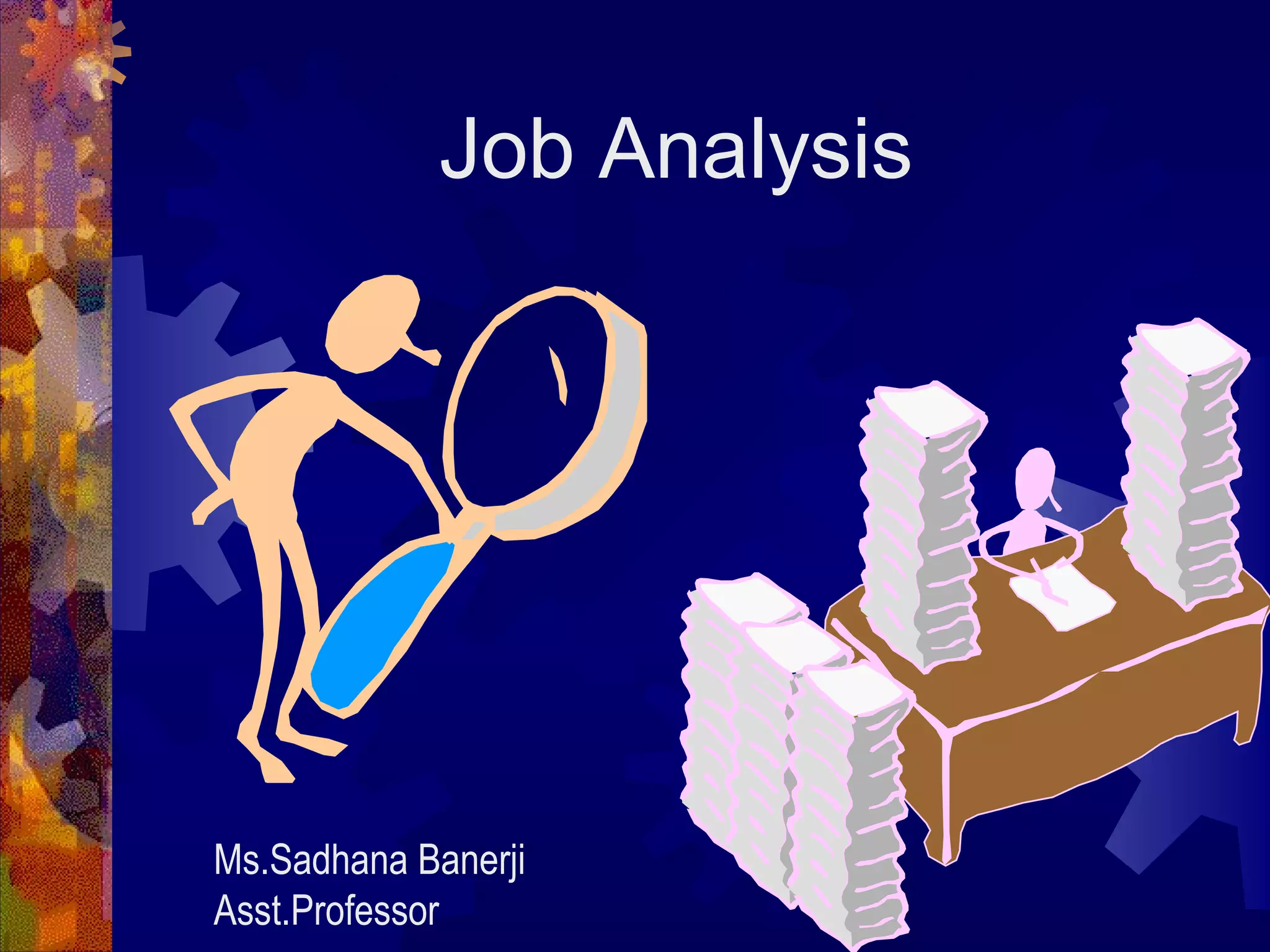 Job analysis | PPT
