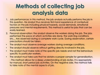 Job analysis powerpoint CHAPTER 6 ito ung report nmin | PPTX