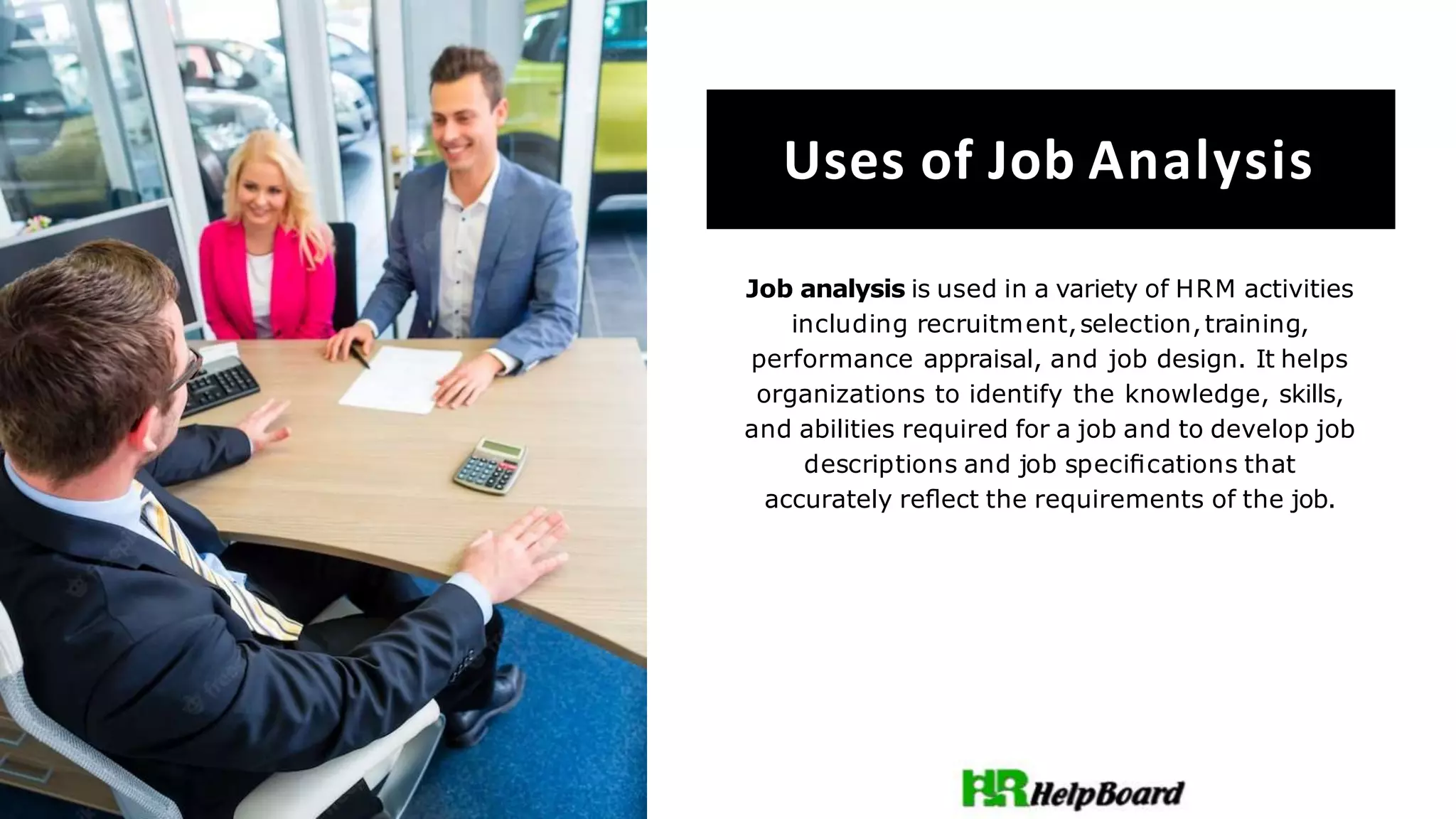 Job Analysis Meaning | PPT