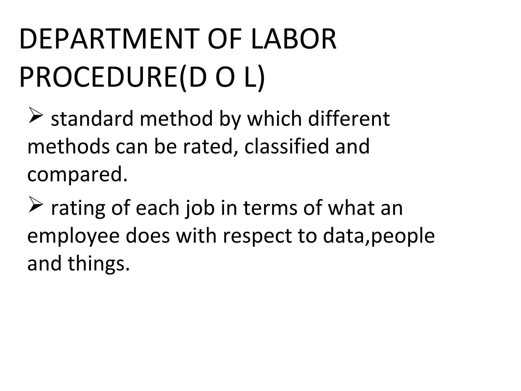 Job analysis presentation 123 | PPT