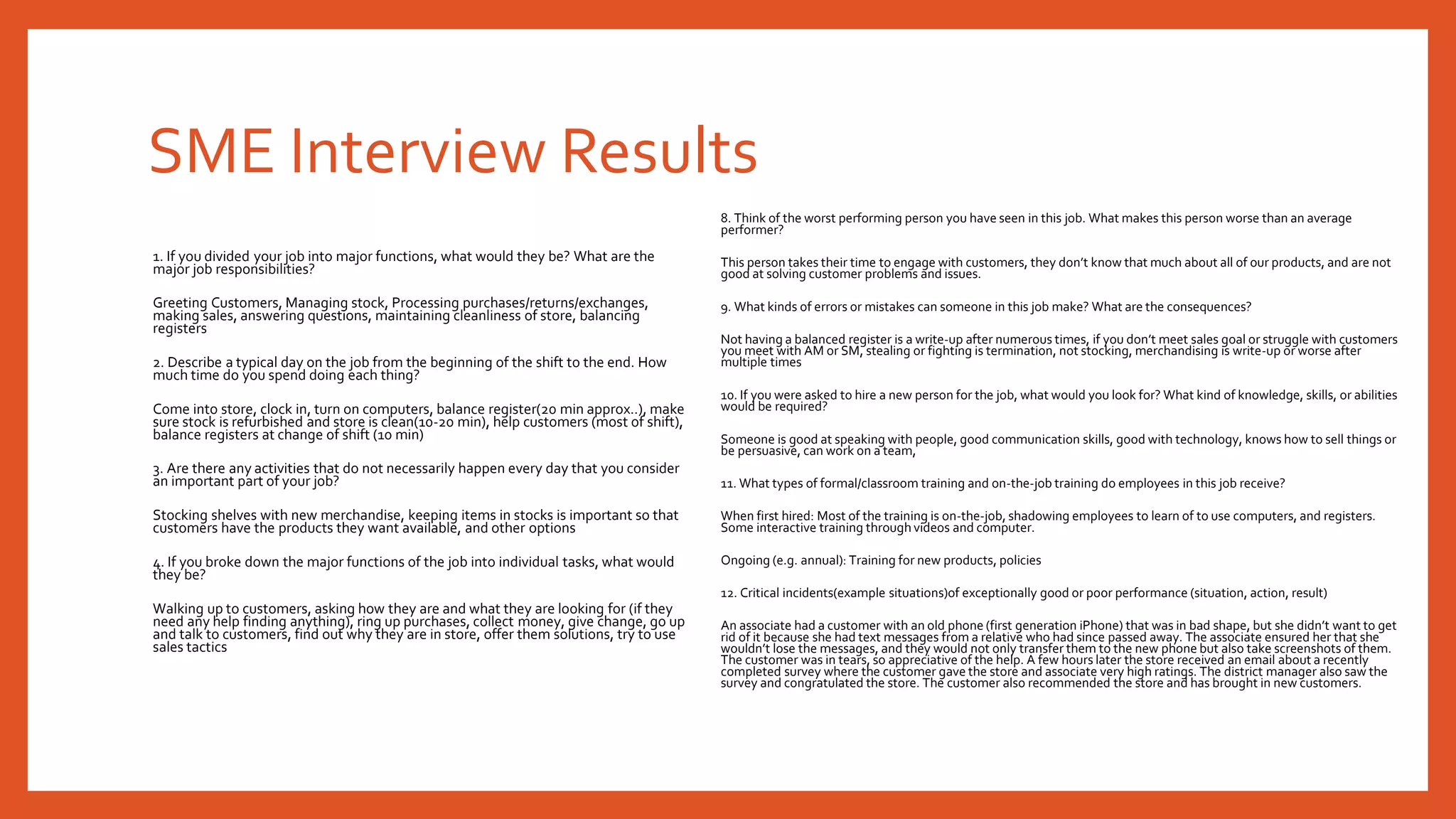 Job Analysis Project PPT | PPTX