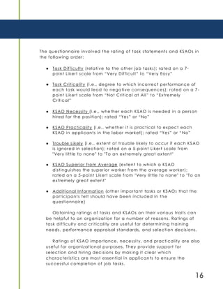 Job Analysis Project | PDF