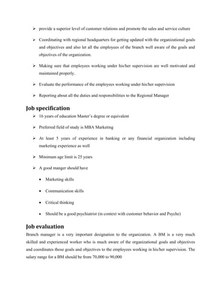 Job Analysis Report | DOC