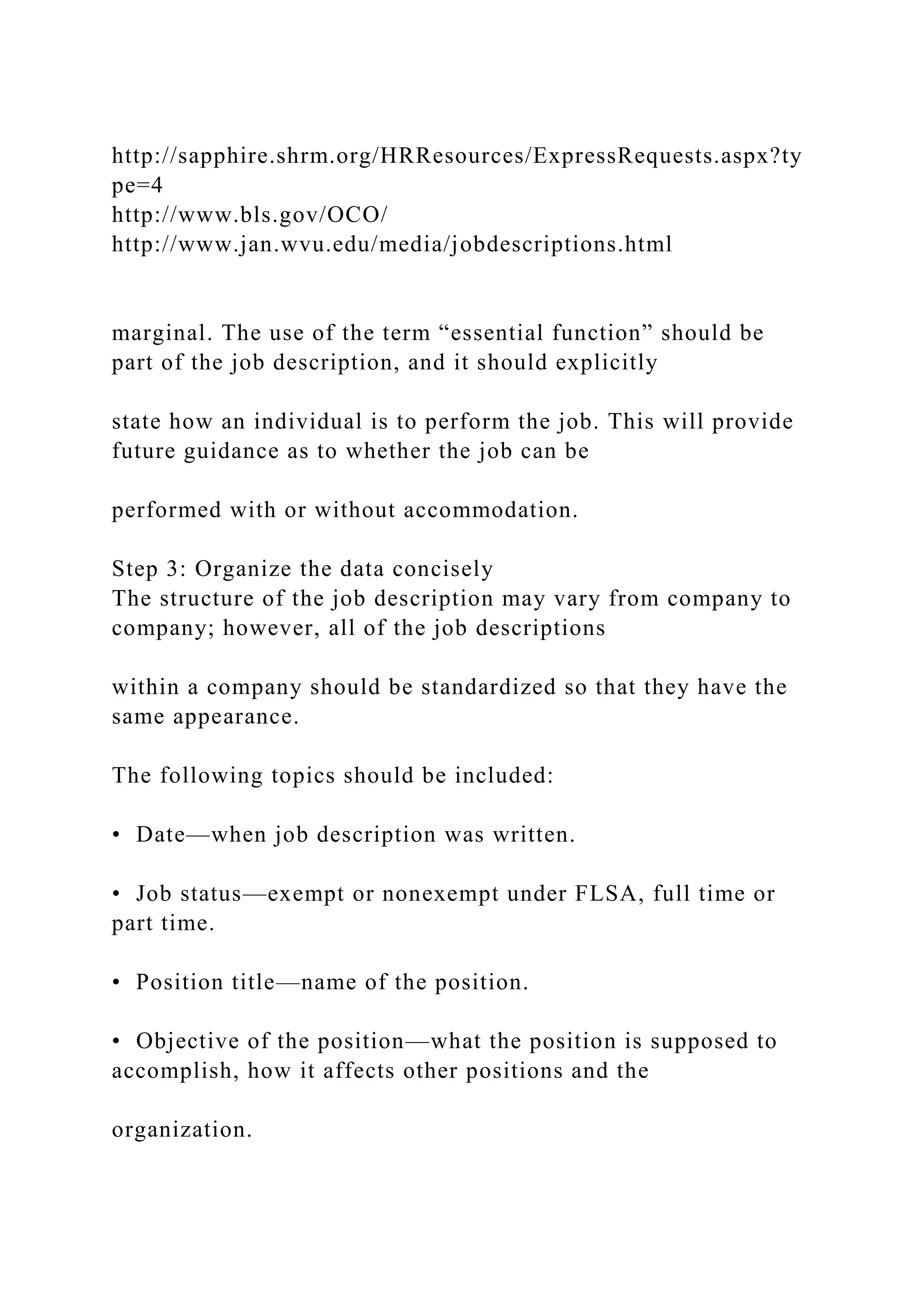 Job Analysis Template #1 Your Position Title ________.docx