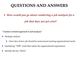 Job ananlysis | PPTX