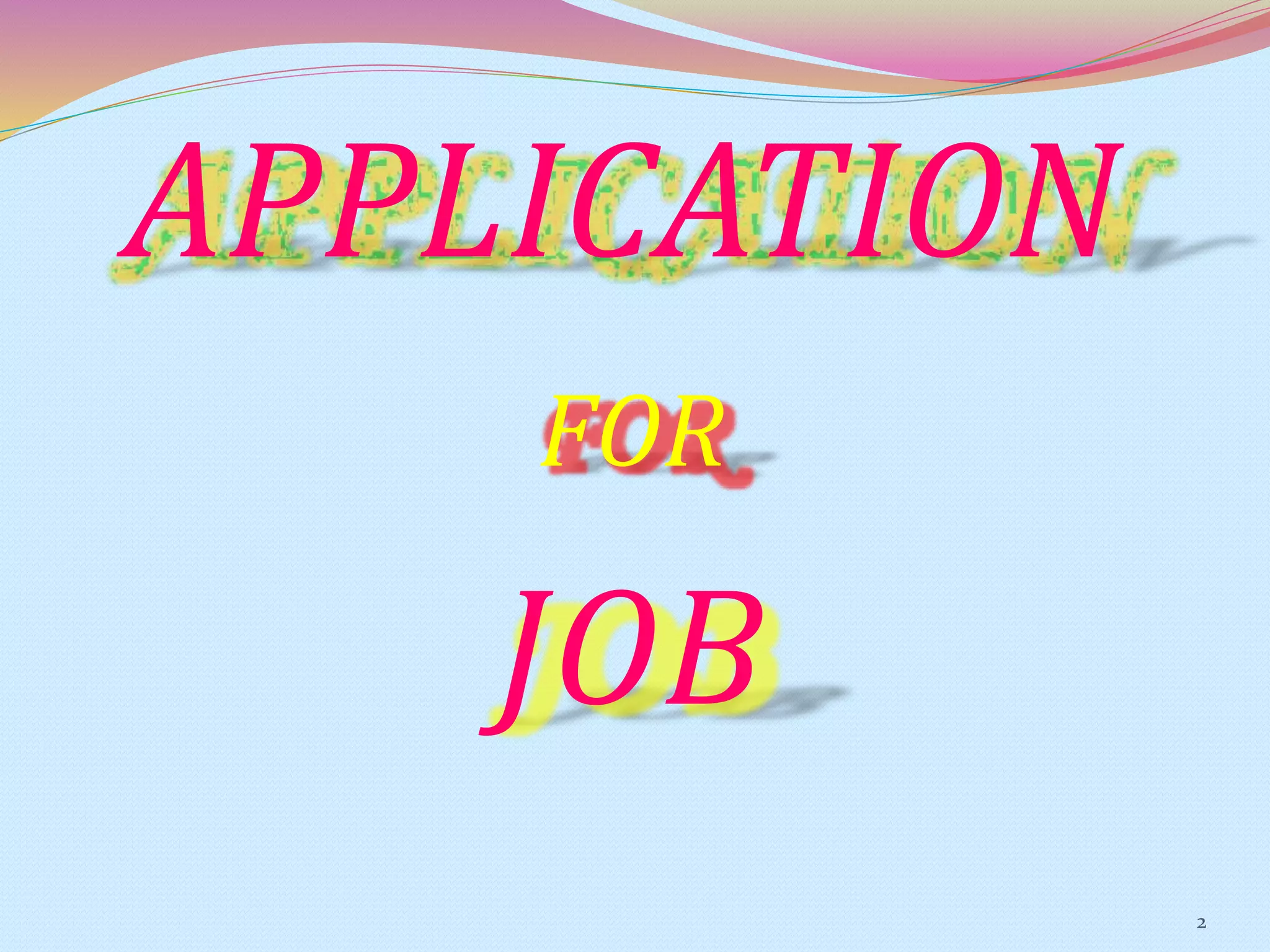 Job Application..pptx