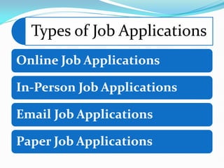 PowerPoint Presentation about Job_Application | PDF