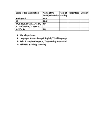 JOB APPLICATION.cbse board class 11 by ranjan debnath | DOCX