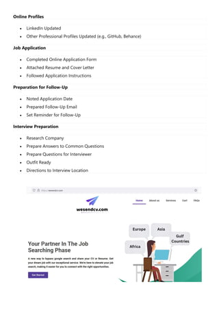 Your 7-Step Job Application Checklist: Ace Your Next Career Move | PDF