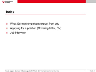 Job application in germany eng | PPTX | Resume Writing and Advice | Job ...