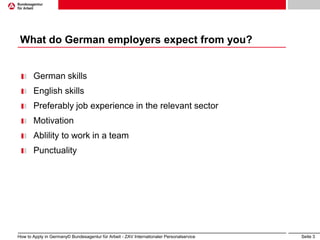 Job application in germany eng | PPTX | Resume Writing and Advice | Job ...