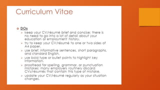 Understanding Cover Letter skills and Knowledge | PPTX