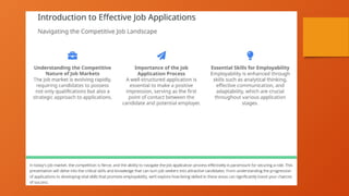 Understanding Cover Letter skills and Knowledge | PPT