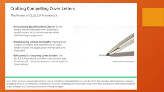 Understanding Cover Letter skills and Knowledge | PPT