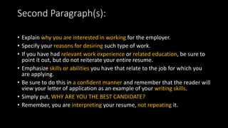 JOB APPLICATION LETTER - INTERNATIONAL ENGLISH.pptx