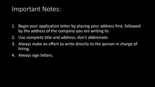 JOB APPLICATION LETTER - INTERNATIONAL ENGLISH.pptx