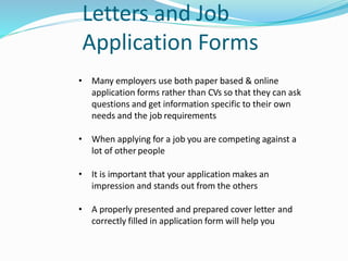 Job Application Skills | PPT