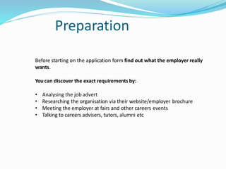 Job Application Skills | PPT