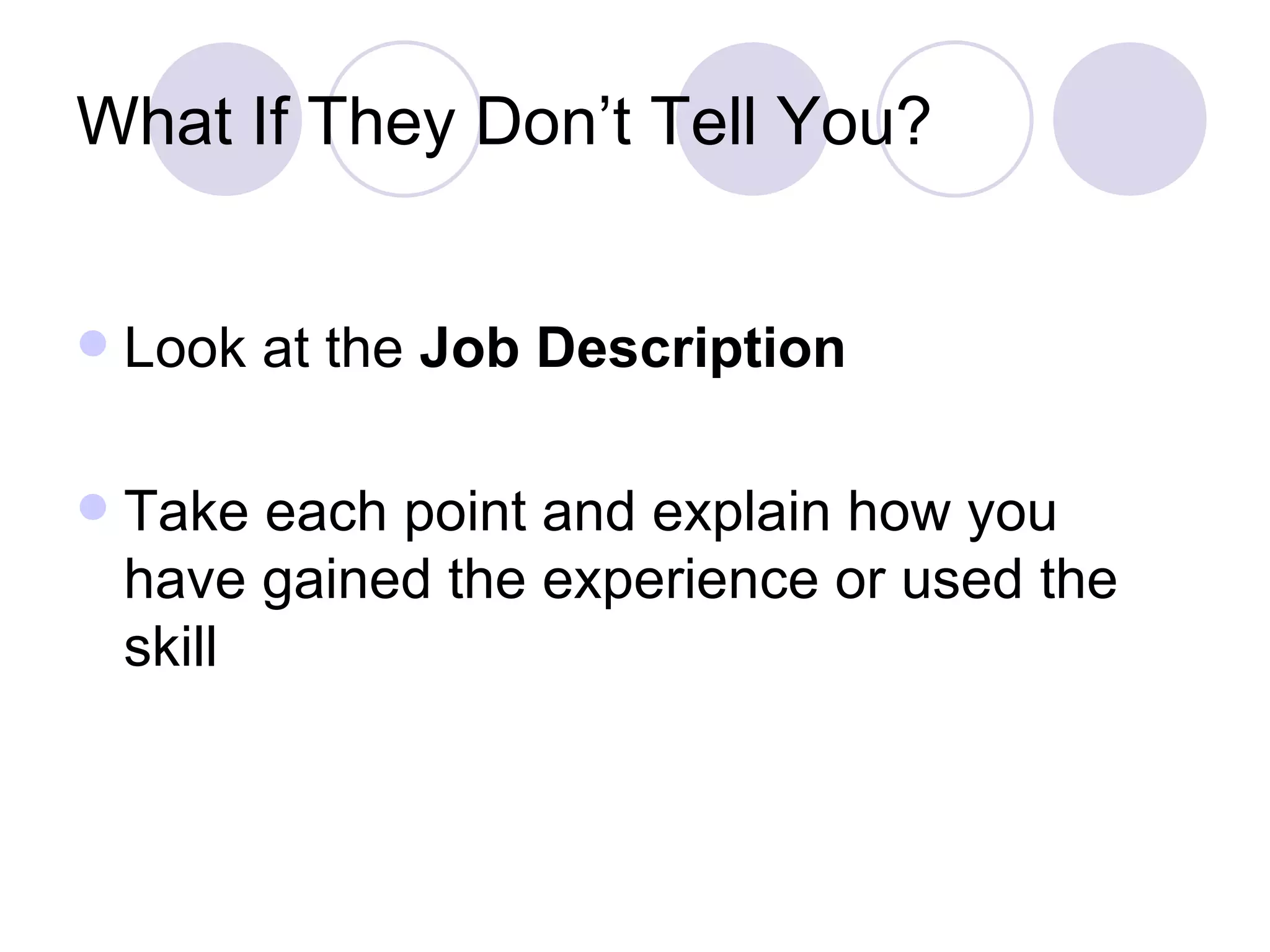 Job Applications – Supporting Statement Uk | PPT