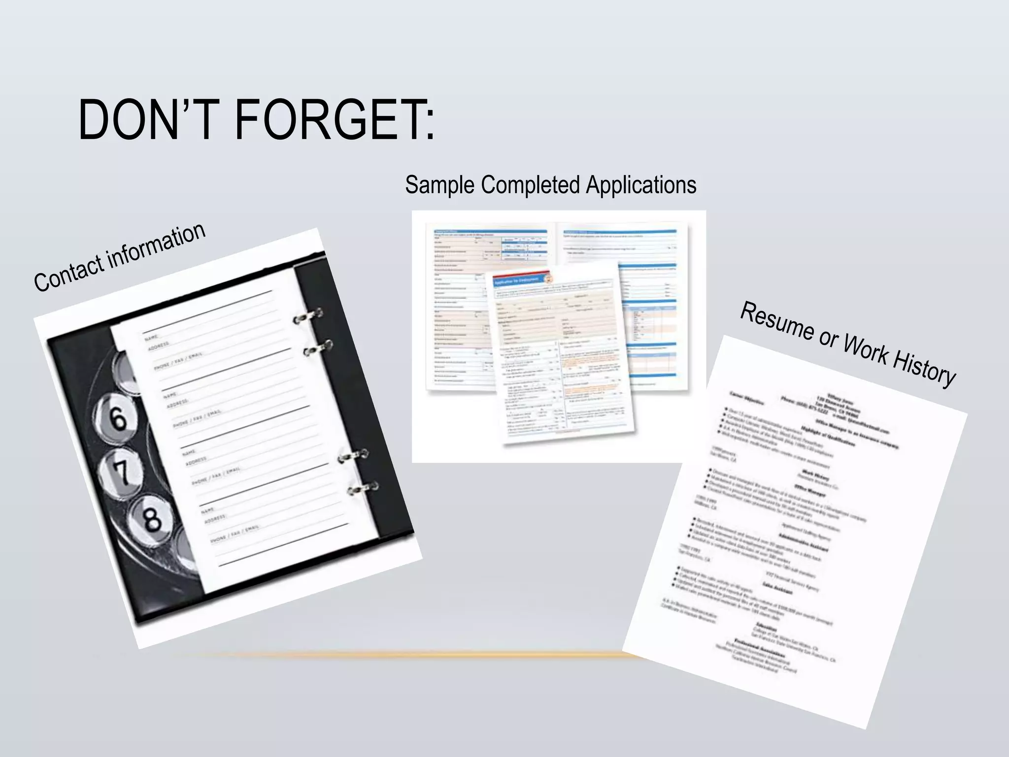 Job application workshop_final | PPT