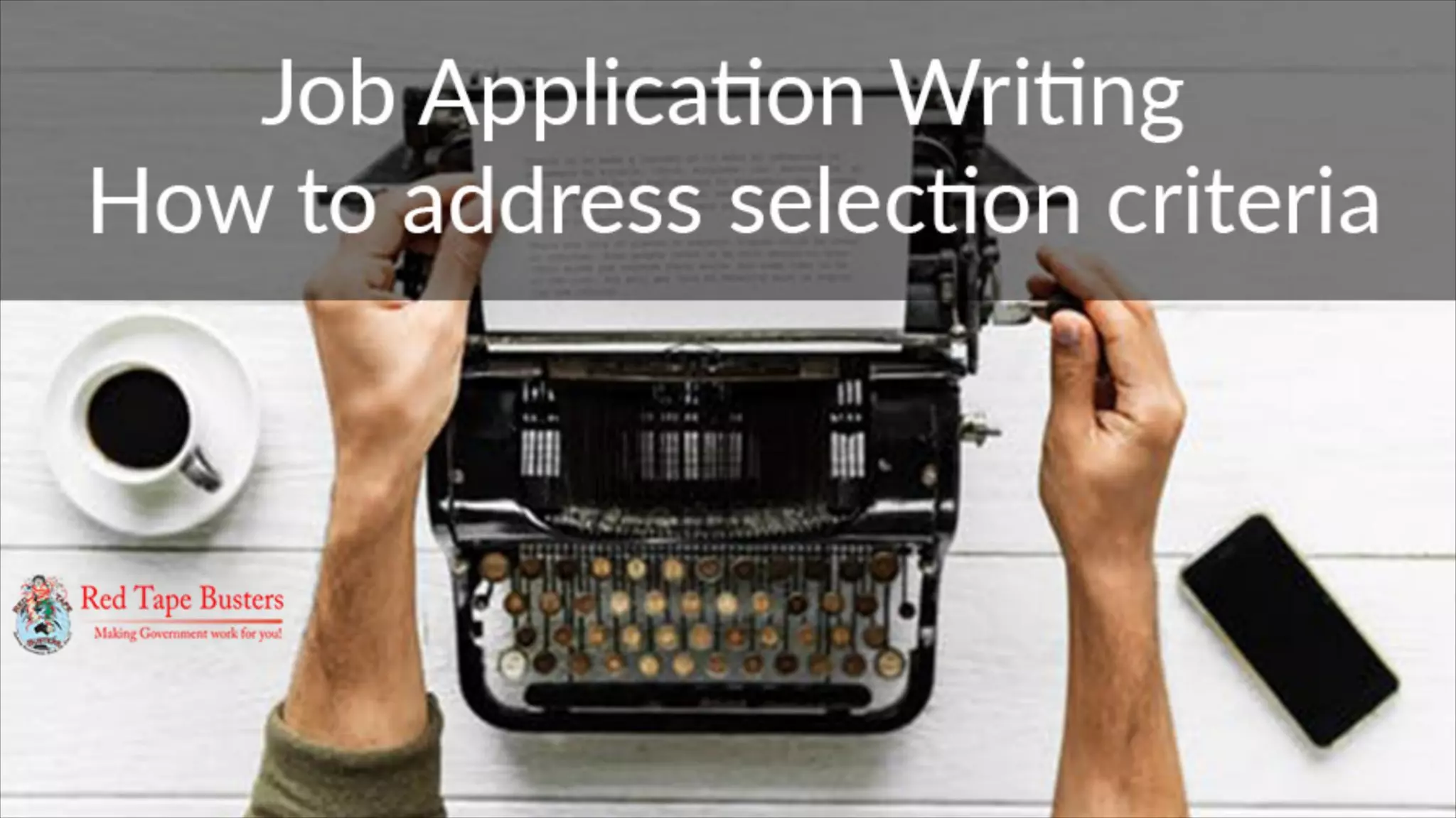 Job Application Writing – How to address selection criteria | PDF ...