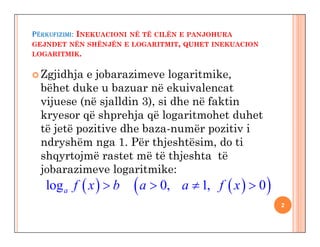 Jobarazimet logaritmike | PDF