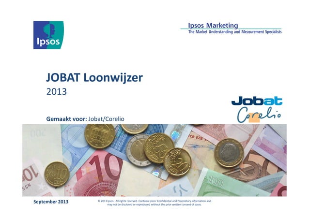 Jobat loonwijzer 2013 | PPT