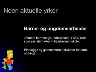 Jobb Med Barn Og Unge | PPT