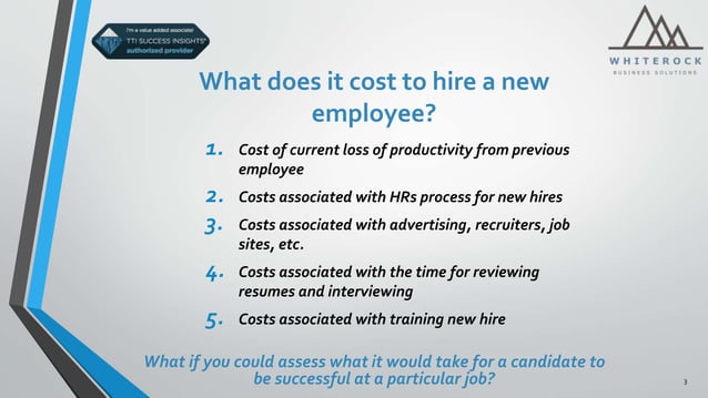 Job benchmarking | PPTX