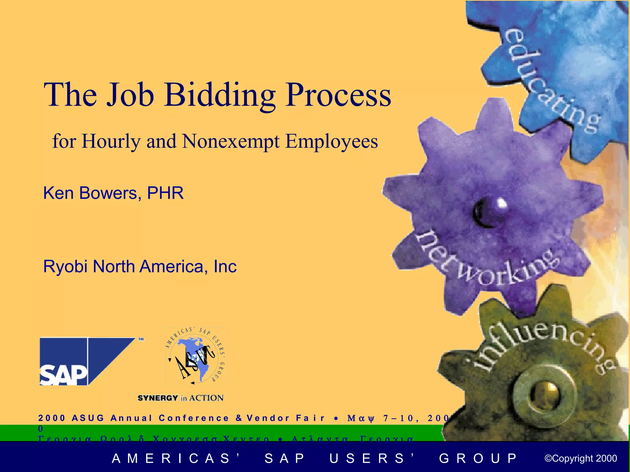 Job Bidding Process | PPT