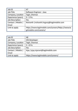 JOB BOARD PMSAC23 | PDF