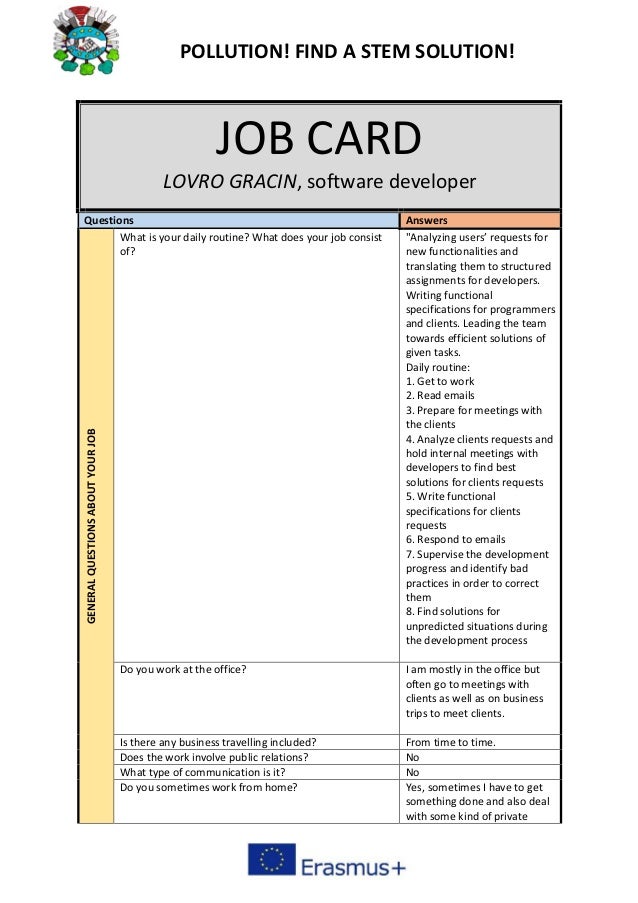 Production Job Card