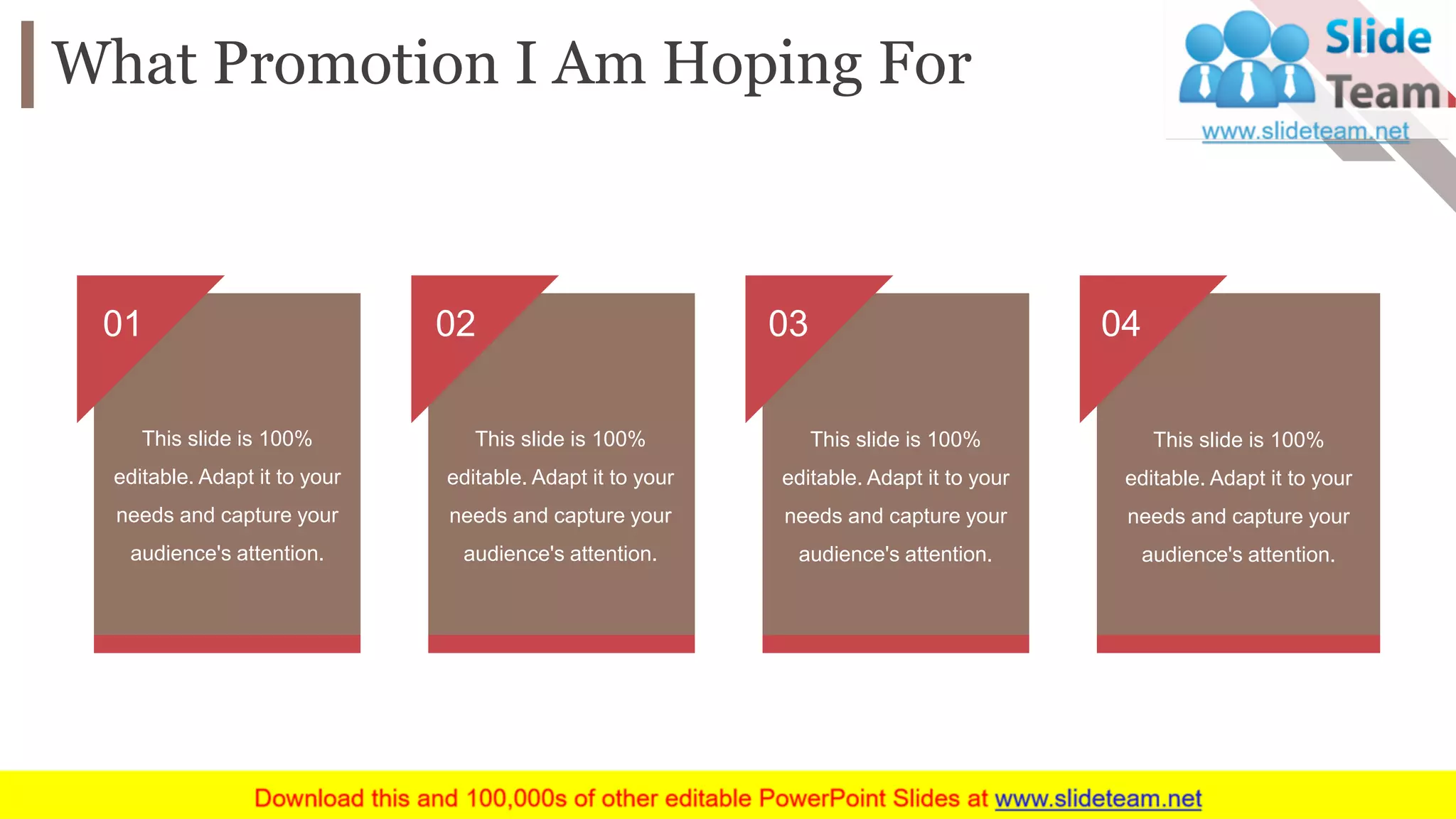 Job Career Promotion PowerPoint Presentation Slides | PDF