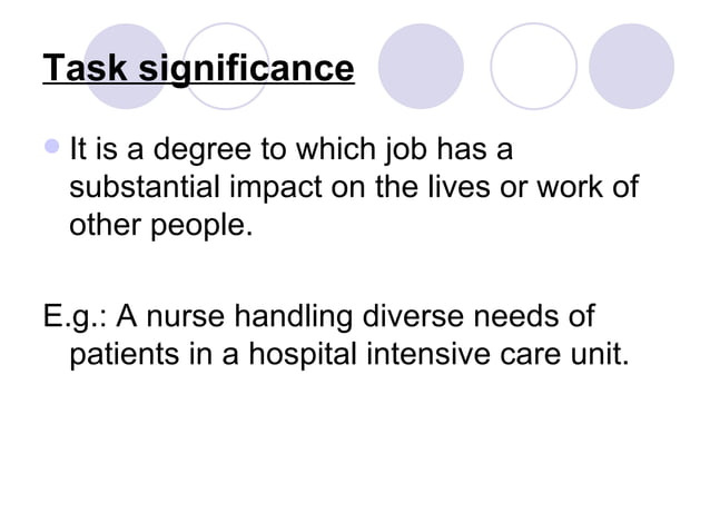 Job characteristic model | PPT
