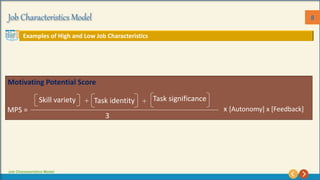 Job characteristics model | PPTX
