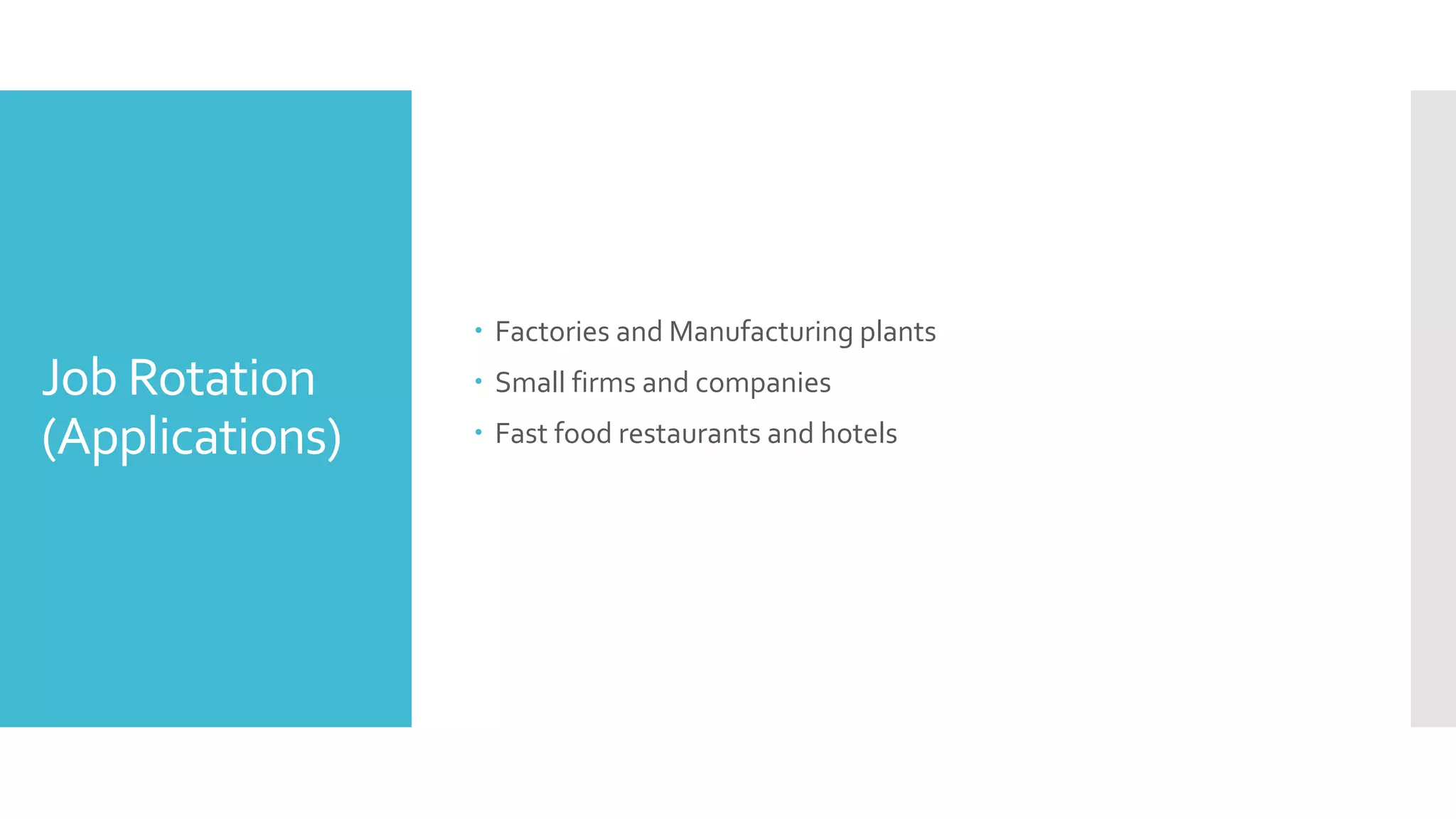 Job characteristics model, job rotation, job enrichment | PPT