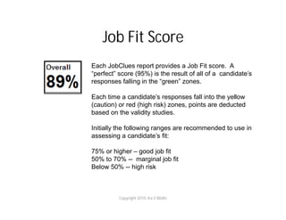 Job Clues Interpretation June2010 | PPT