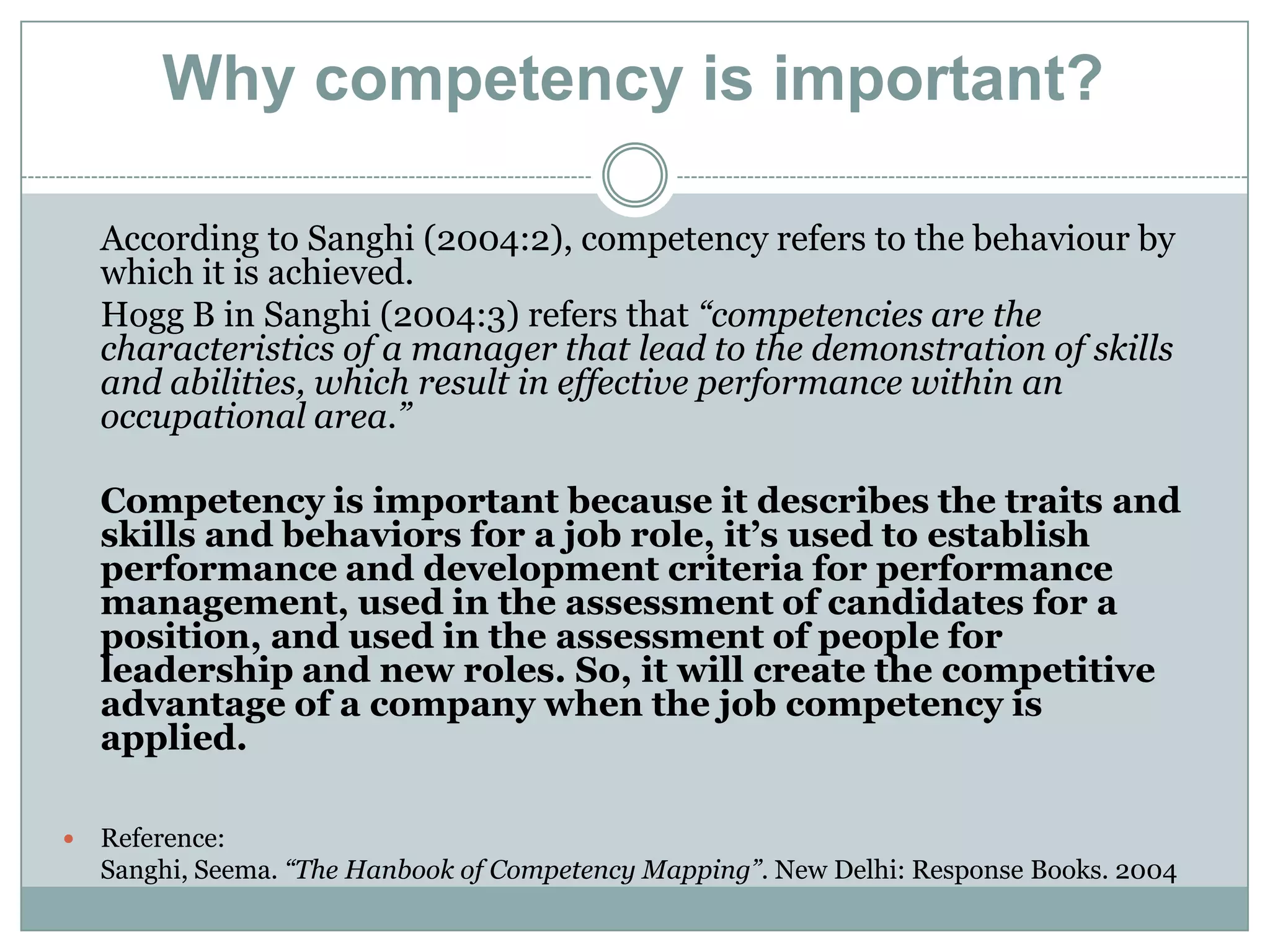 Job competencies | PPTX