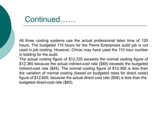 Job costing power point show | PPSX